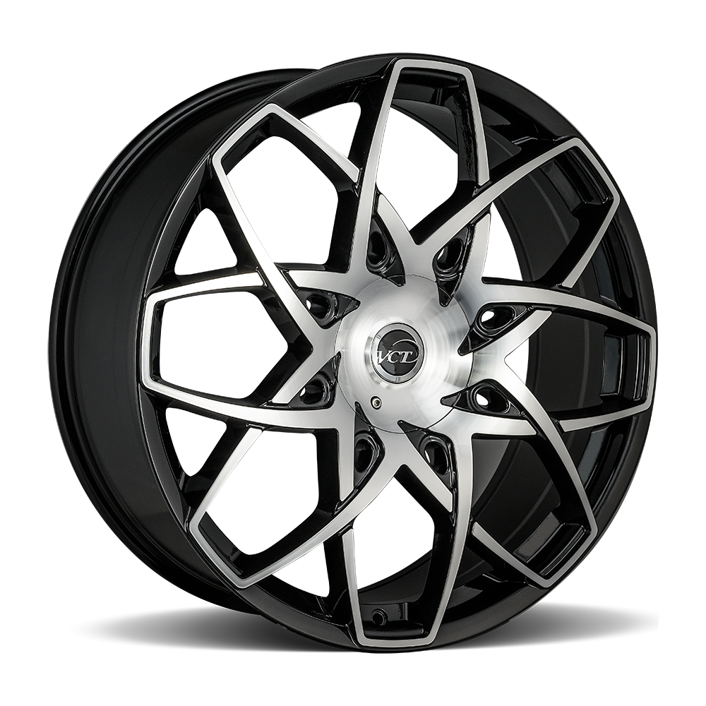 VCT MERLIN CAP BLACK MACHINED - VCTCenterCaps