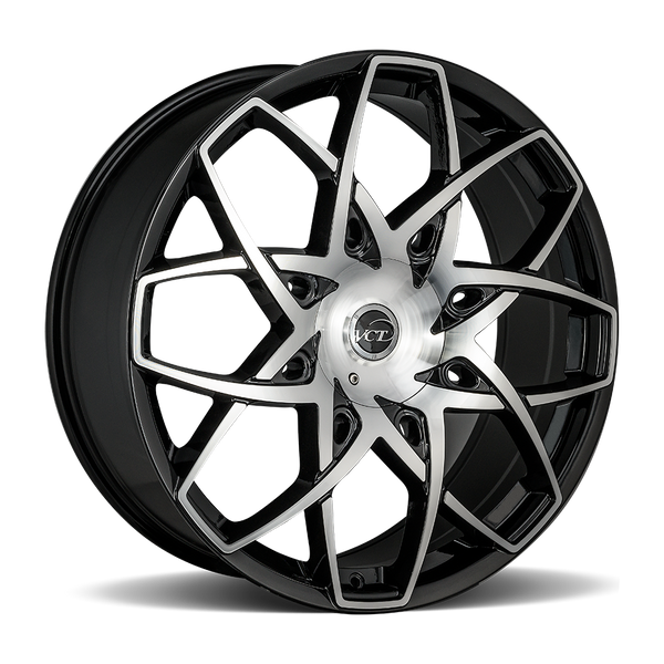 VCT MERLIN CAP BLACK MACHINED - VCTCenterCaps