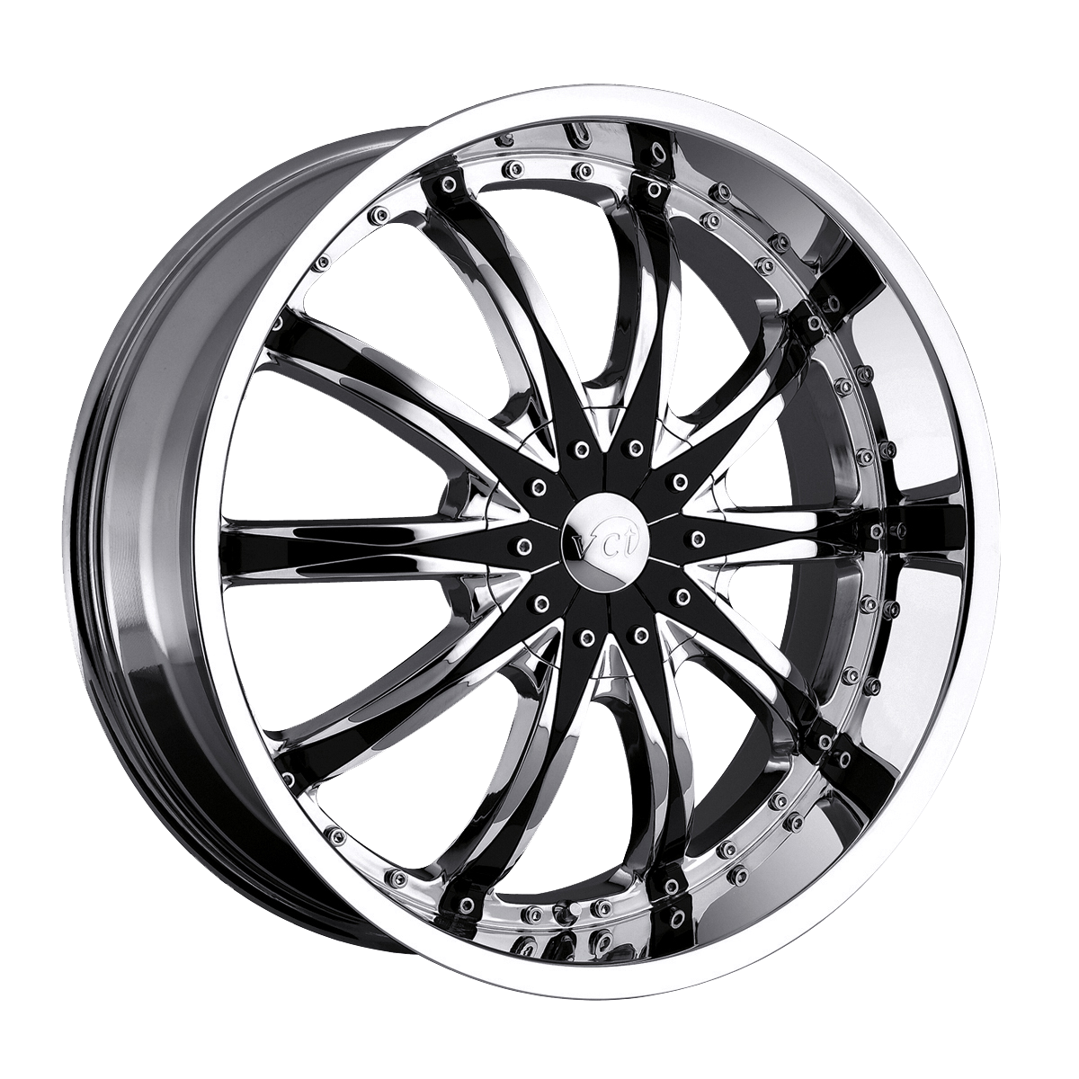 Monza Chrome VCT Center Cap - VCTCenterCaps